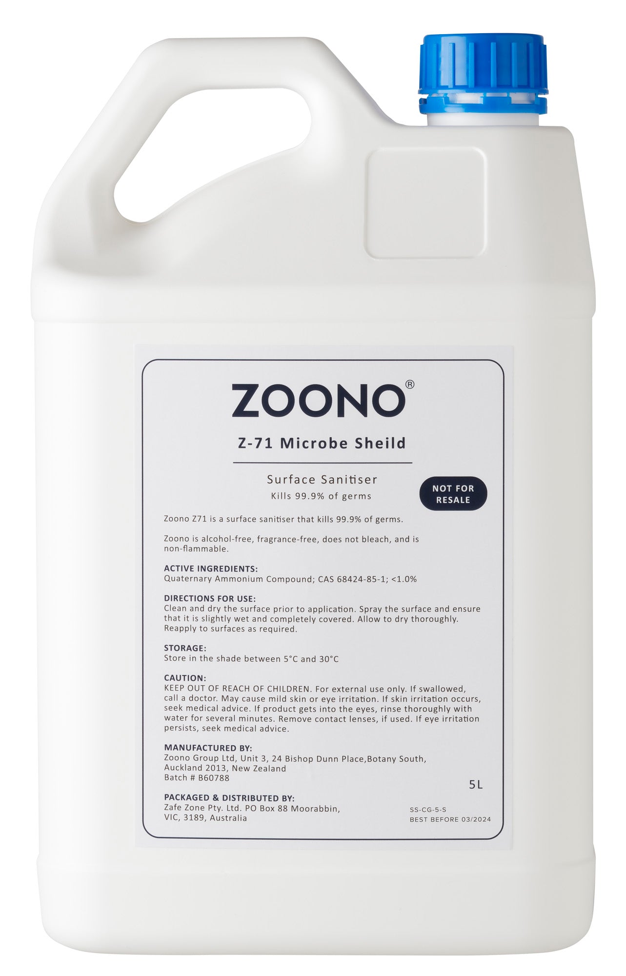 ZOONO SURFACE DISINFECTANT AND PROTECTANT – Strapit Sports Medical